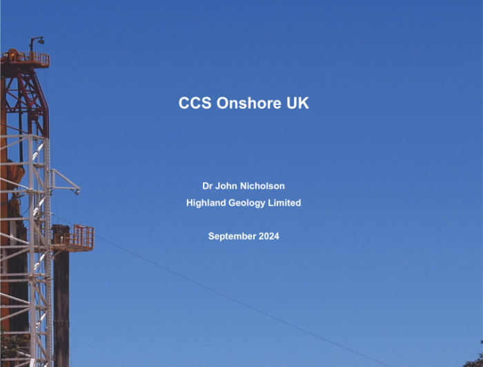 CCS Onshore UK - Highland Geology Limited